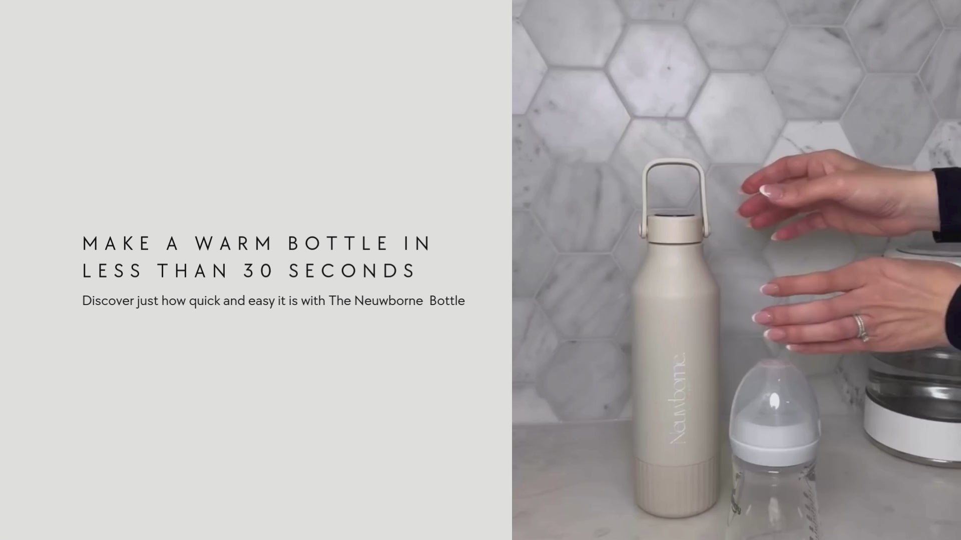 Neuwborne Formula Feeding Bundle | Keeps Water Warm 12H – Smart Temp ...